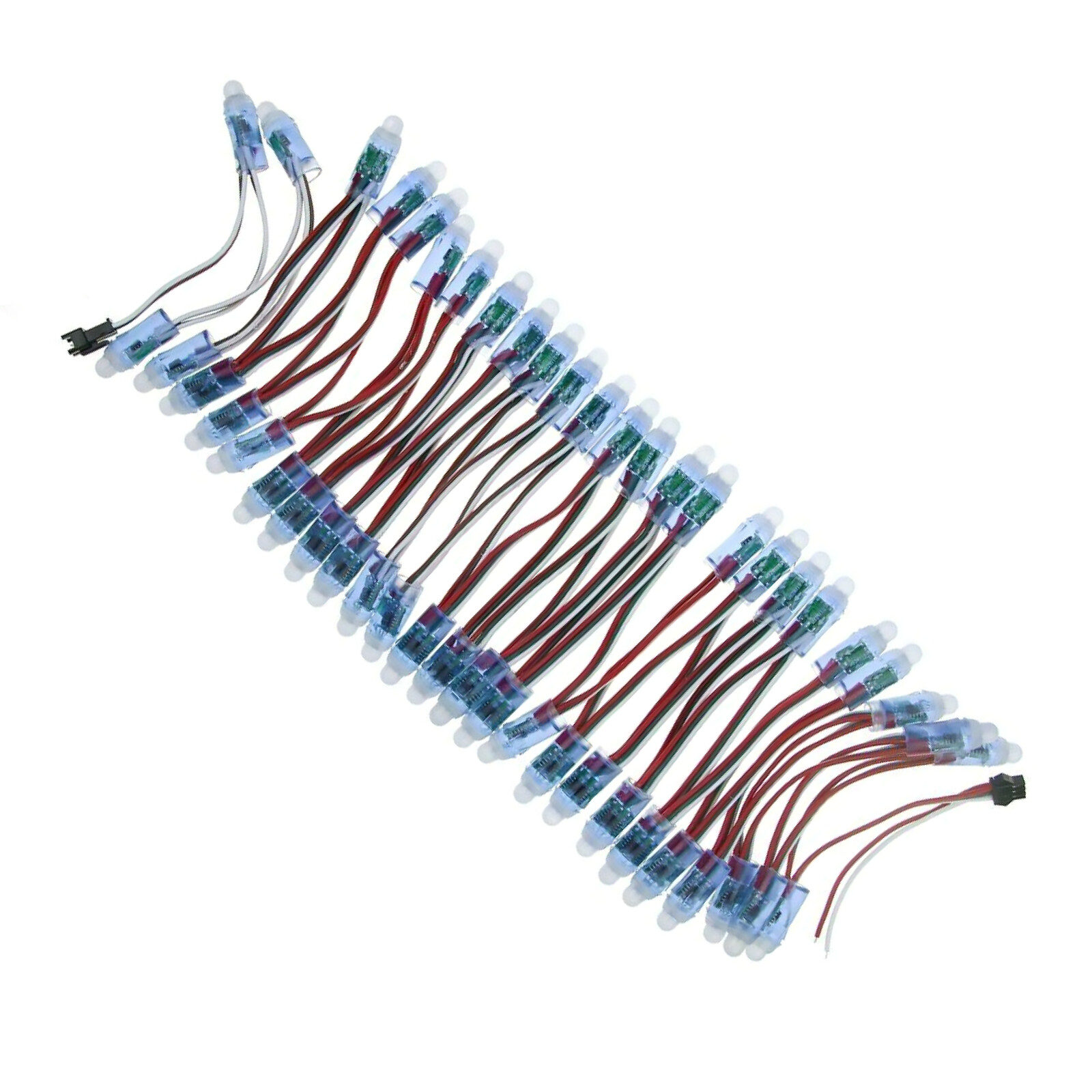 50Pc Addressable 12mm WS2811 Color LED Module DC 5V String IP68 ...