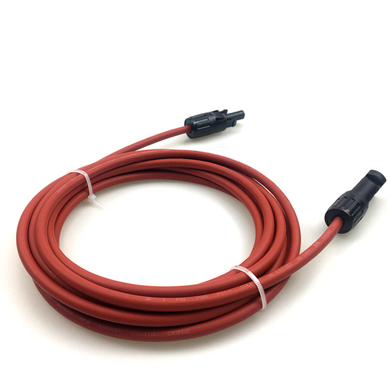 1m 3m Solar PV Panel Cable Extension Cable Leads with Connectors 4mm² ...