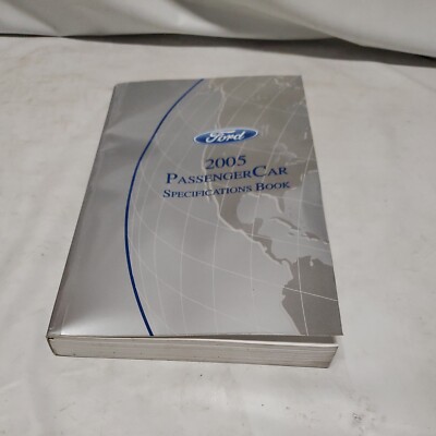 2005 FORD PASSENGER CAR SPECIFICATIONS BOOK CROWN VICTORIA FIVE HUNDRED ...