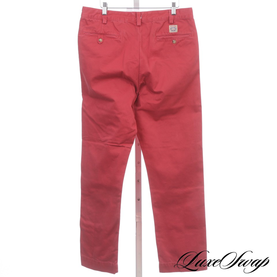 Polo Ralph Lauren Nantucket Red Pink The Salinger Washed Relaxed Chino ...