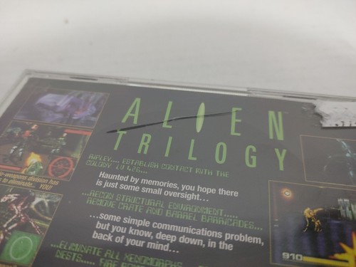 Playstation PS1 Alien Trilogy Greatest Hits Video Game Case Dmg Mint ...