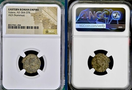 Ancient Roman Coin Emperor Valens 364 AD-378 AD Genuine NGC Certified ...