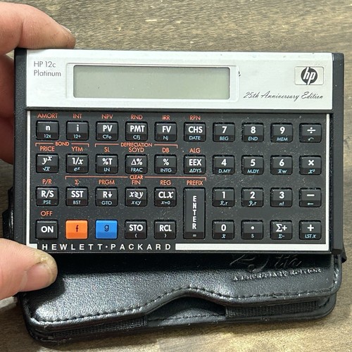 Hewlett Packard HP 12C Platinum Edition Financial Calculator Tested ...
