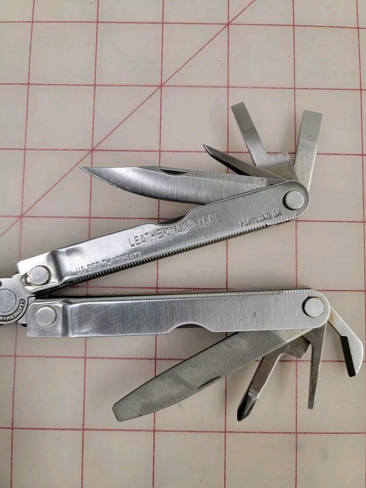 Original Leatherman Pocket Knife Multi Tool 1992 in Original Leather ...