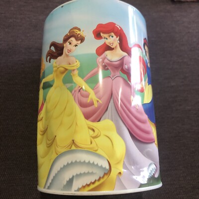 Disney Princess Round Tin Bank | eBay
