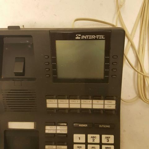 Inter-Tel Executive Digital Business Office Telephone Black | eBay