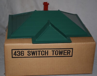 Roof for MTH 437 Switch Tower Building - Standard Gauge - NEW in Box ...