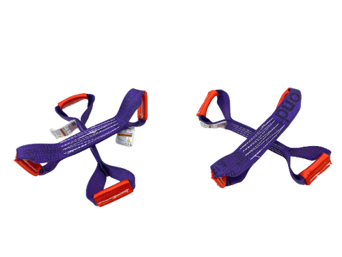 4 Pack of PURPLE DIAMOND WEAVE Dog Bones for Rollback / Flatbed Wrecker ...