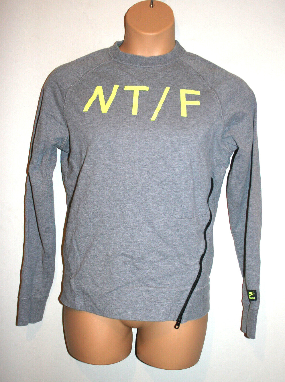 Women NIKE NT/F Track & Field Gray Neon Yellow Sweats… - Gem