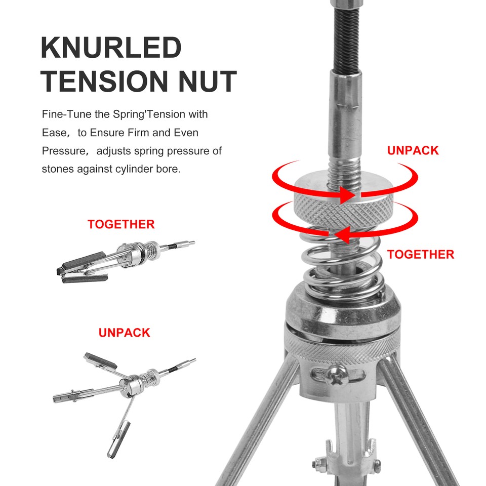 Adjustable Cylinder Honing Tool 3/4" to 7" Engine Cylinder Hone Tool ...