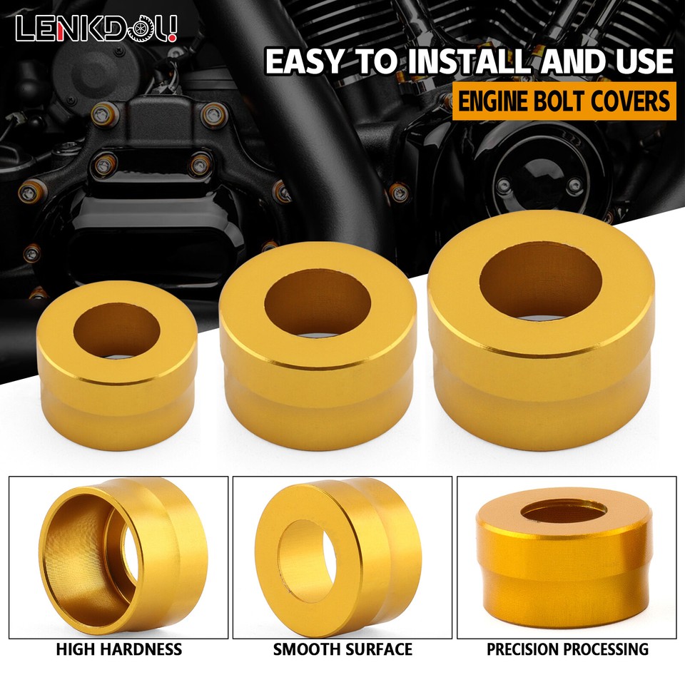 Head Cap Engine Bolt Covers Kit For Harley M8 Twin Cam EVO Sportster ...