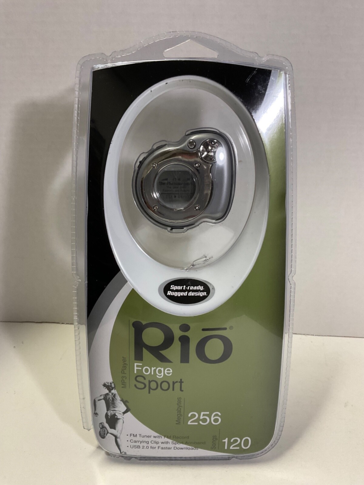 VINTAGE 2004 RIO FORGE SPORT MP3 PLAYER MB 256 120 SONGS USB 2.0 | eBay
