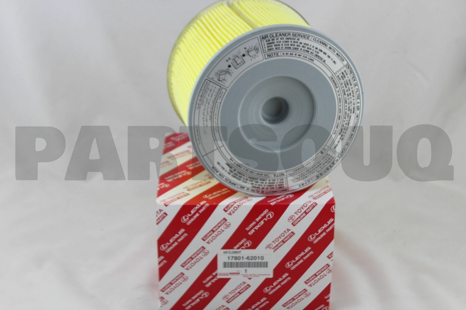 1780162010 Genuine Toyota ELEMENT SUB-ASSY, AIR CLEANER FILTER 17801 ...