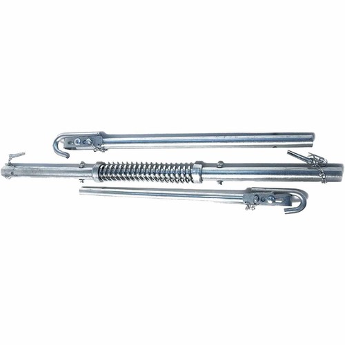 2 TONNE TON HEAVY DUTY TOW POLE STEEL BAR + SPRING DAMPER - TOWING CAR ...
