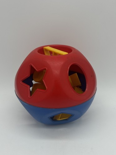 Vintage Tupperware Shape-O-Ball Tupper Toy Shape Sorter Complete with 7 ...