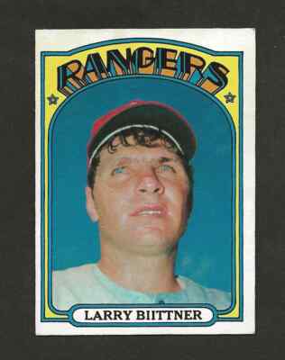 1972 TOPPS BASEBALL CARD # 122 LARRY BIITTNER Texas Rangers ex | eBay