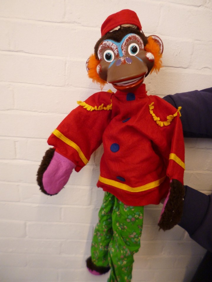 VINTAGE PELHAM PUPPET MONKEY VENTRILOQUIST DUMMY BOXED | eBay