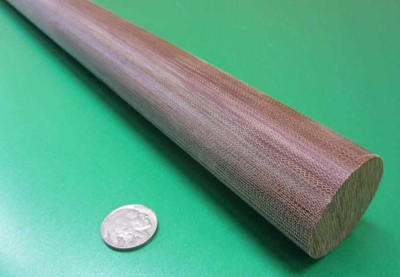 Phenolic Micarta CE Canvas Rods 1.50 (1 1/2") Diameter x 48" Long | eBay
