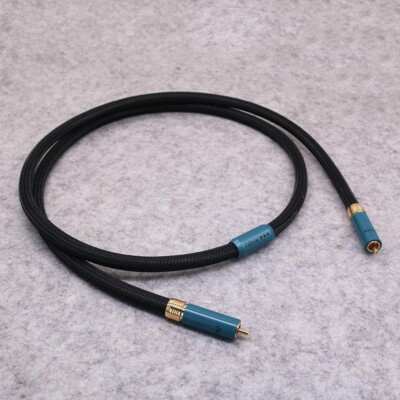 Rare Pure Solid Copper RCA Digital Coaxial Cable 75Ohm HiFi D-Bass ...