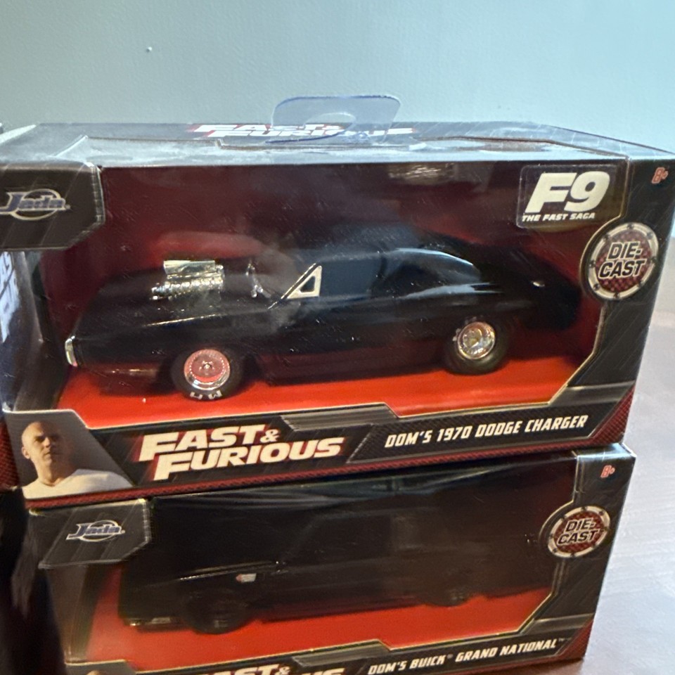 Fast & Furious Jada Diecast Lot Brian Dom Han Cars 1:24 Skyline Charger ...