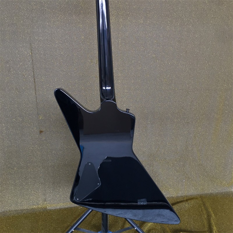Custom James Hetfield Electric Guitar Black Explorer HH Pickup Fixed ...