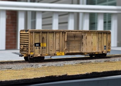 HO Scale ExactRail 50' ex BAR Boxcar "Custom Weathered" | eBay