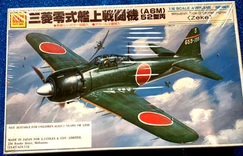 Otaki 1/48 Japanese Navy Zero Carrier Fighter A6M5 Zeke Kit 1 FACTORY ...