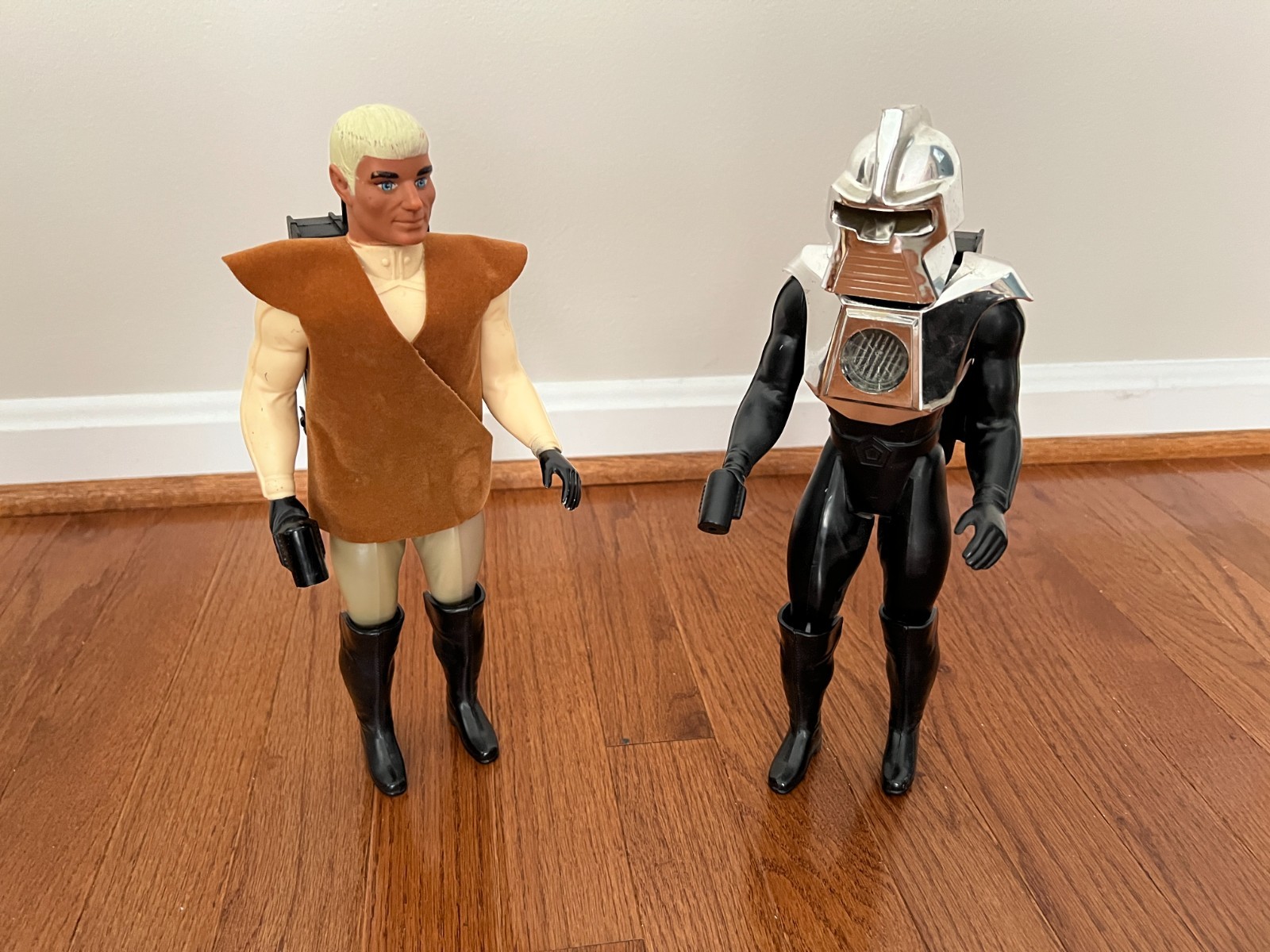 Vintage 1978 Battlestar Galactica Cylon & Colonial Warrior 12" Figure ...