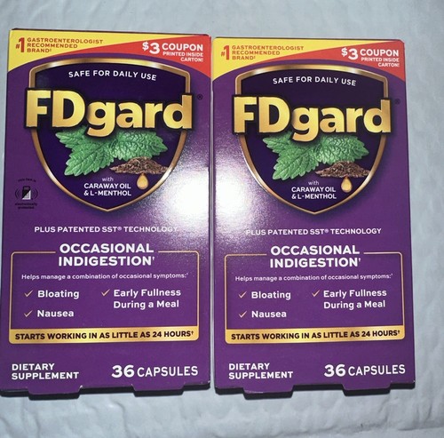 (2)-FDgard Dietary Management Functional Dyspepsia, 36ct Exp: 08/2025 ...