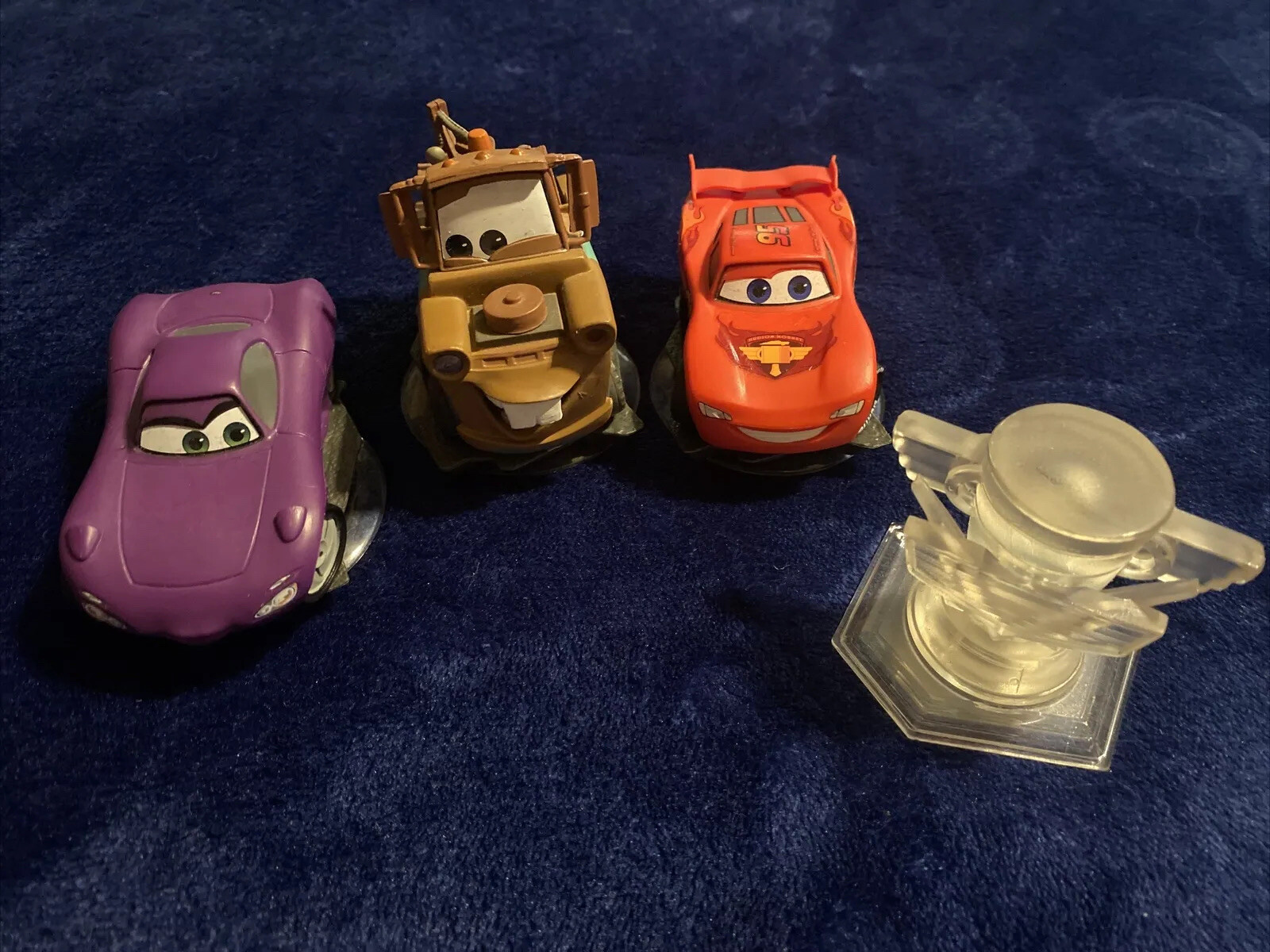 Lot of 4 Disney Infinity Cars Bundle Lightning McQueen Mater Piston Cup ...