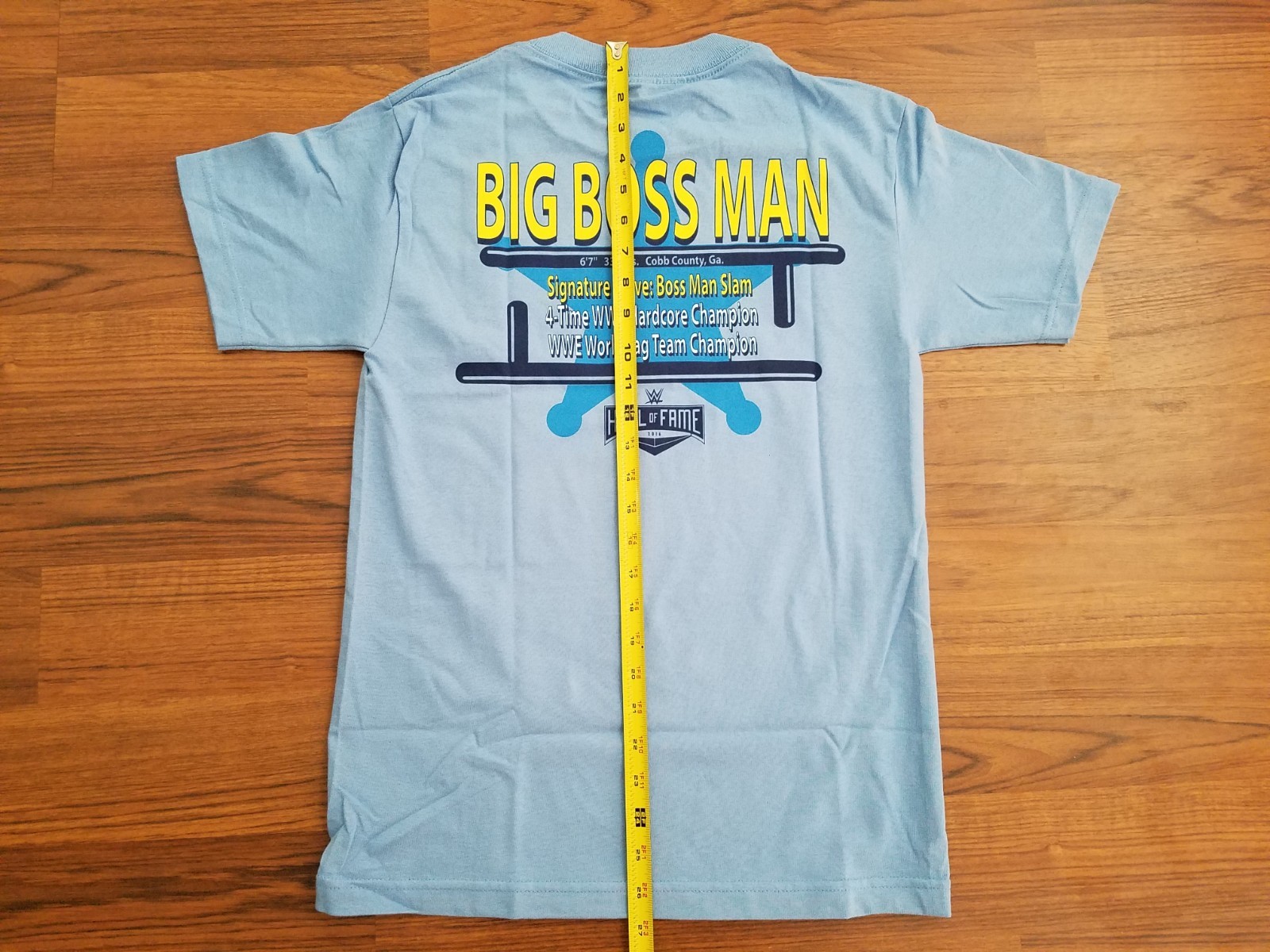 Big Boss Man S Small T-Shirt Hall of Fame 2016 WWE WWF Ray Traylor ...