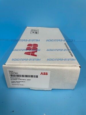 RDCU-02C 64607901 ABB Drive control unit DHL/FedEx brand new | eBay