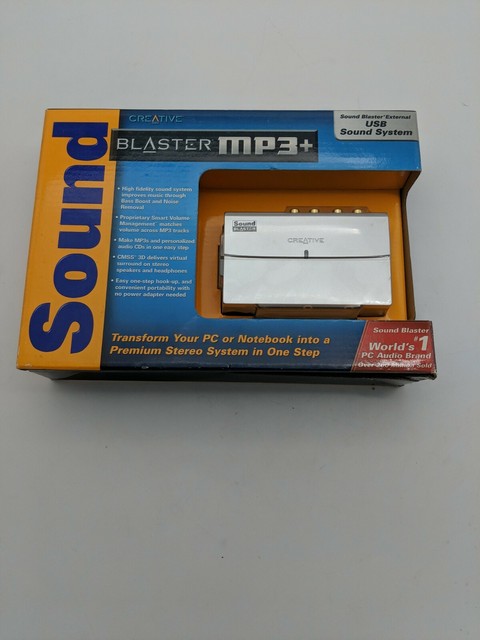 Creative Sound Blaster MP3 Plus External USB Sound System SB0270 | eBay