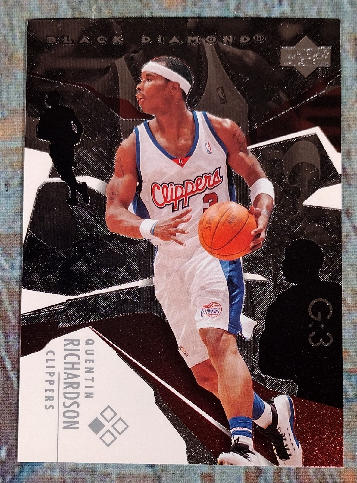 Quentin Richardson Los Angeles Clippers 2003 Upper Deck Black Diamond ...