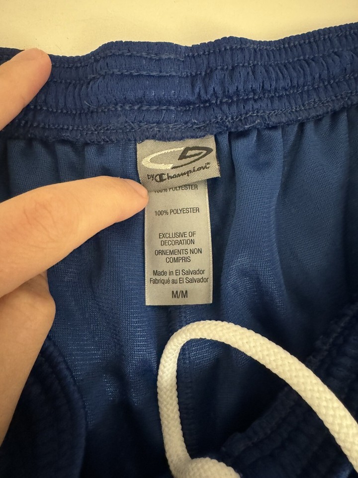 Champion Medium Polyester 100% Gym Shorts Blue | eBay