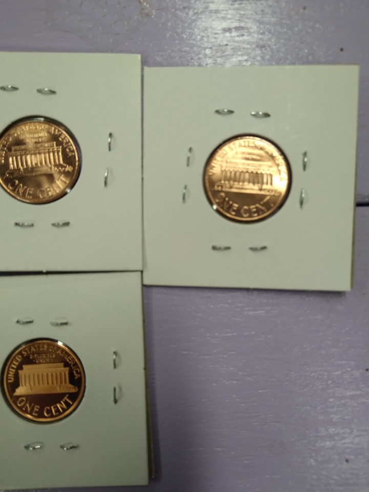 2007 P D S - Proof & 2 SATIN FINISH Uncirculated Penny Memorial PD ...