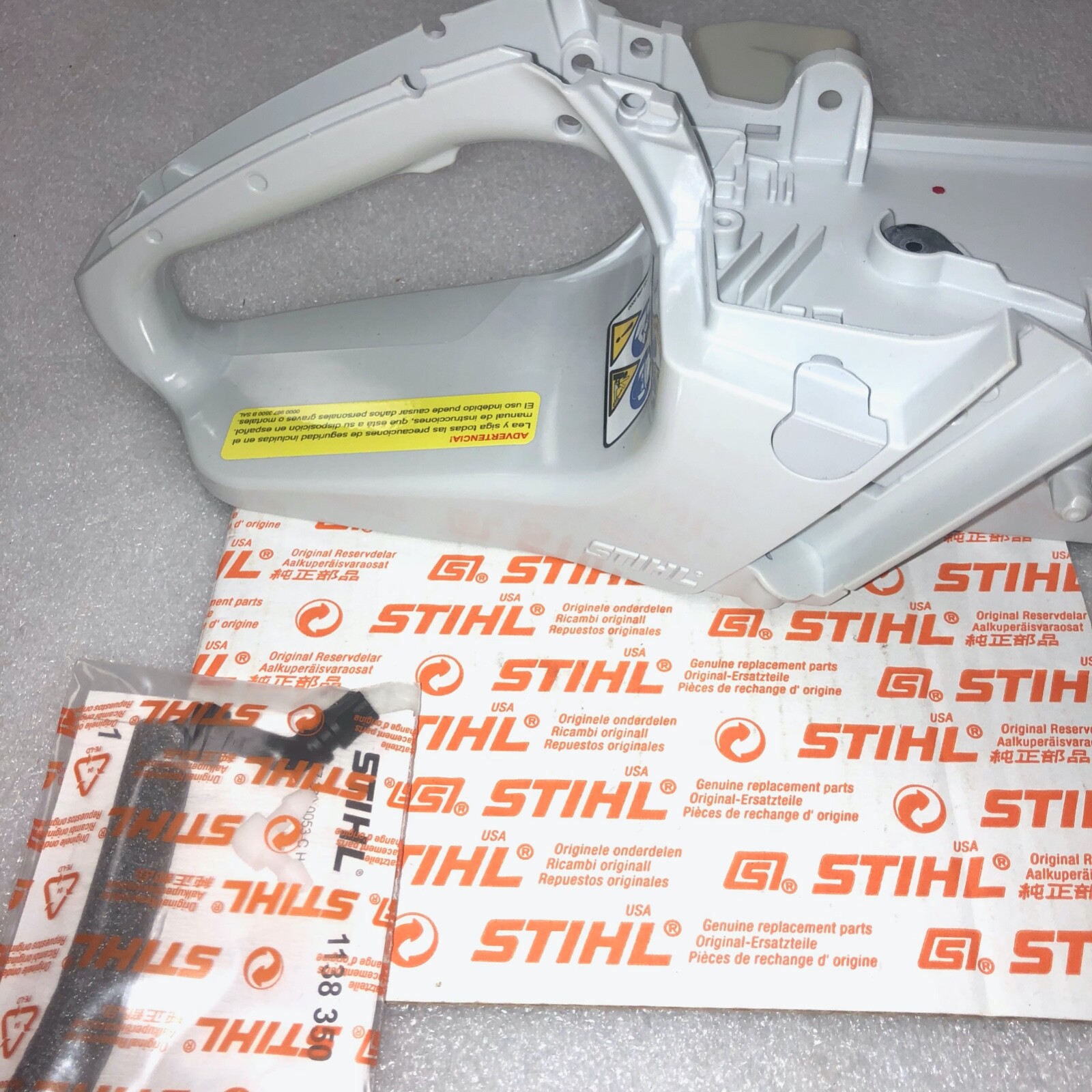 Stihl MS441 Rear Handle Fuel Tank Assembly MS 441 1138 350 0807 OEM | eBay