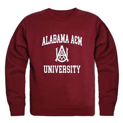 Alabama A&M University Bulldogs Seal Crewneck Sweatshirt Sweater | eBay
