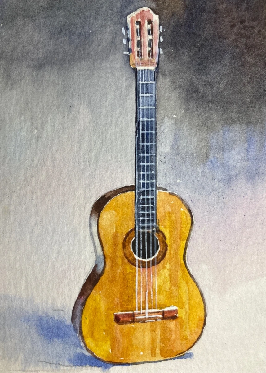 Acoustic Guitar Painting