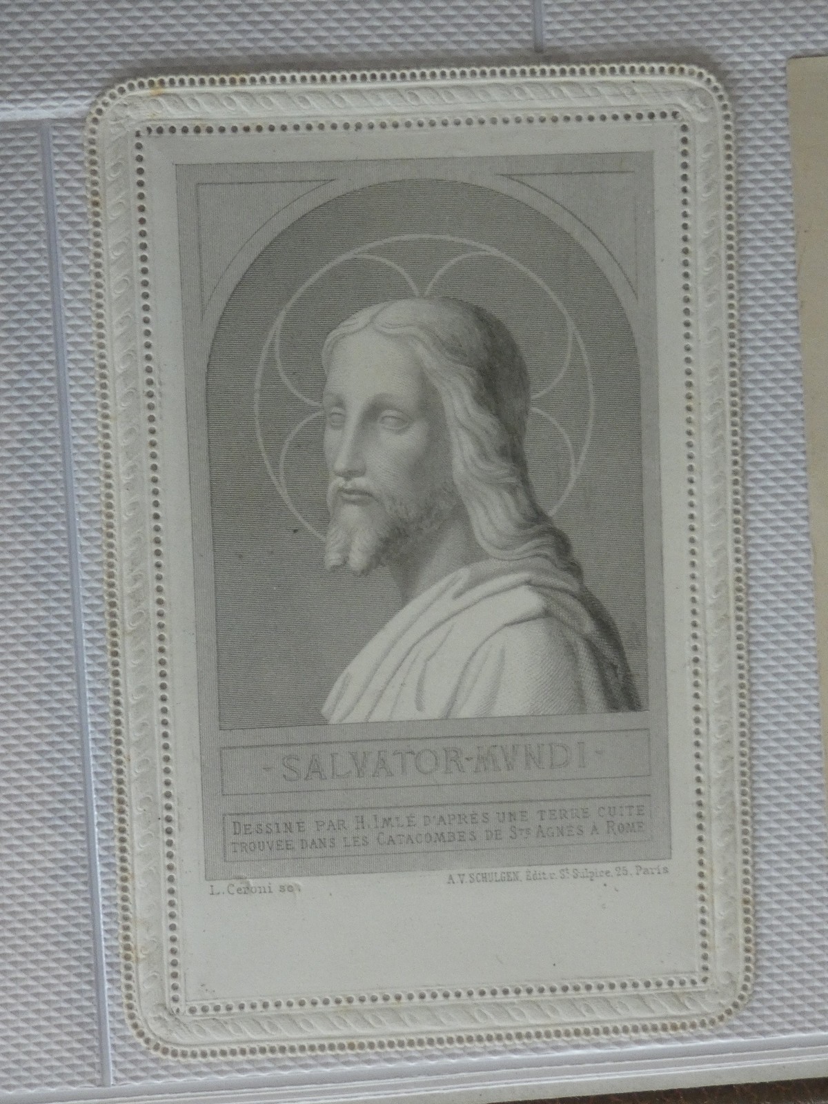 Image pieuse salvator mundi schulgen | eBay