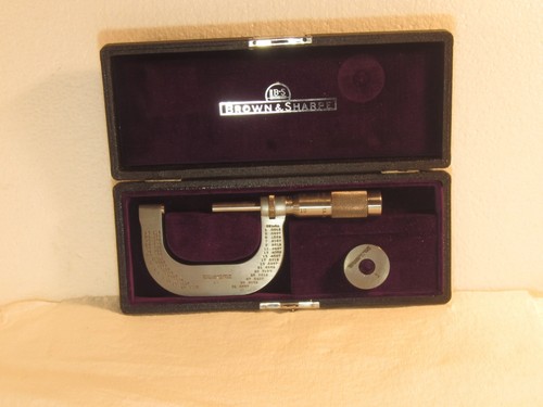 BROWN & SHARPE MFG. CO. NO. 48 MICROMETER WITH ORG. BOX | eBay