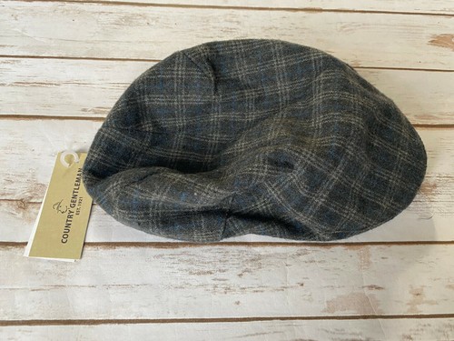 COUNTRY GENTLEMAN BRITISH IVY LEAGUE CAP HAT NEWSBOY MENS MEDIUM NEW ...