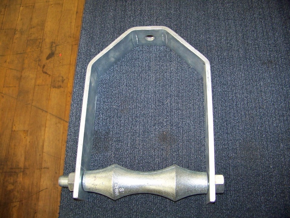 B-Line B3110-8 12044A Adjustable Steel Yoke Pipe Roll 8", 3/4"-10 Zinc ...