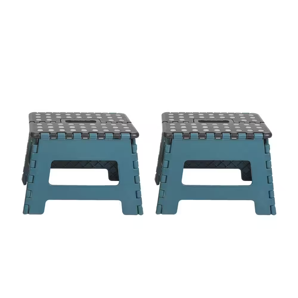 NEW Durable Foldable Step Stool 8.5in (2-PACK) Anti-Slip Rubber ...