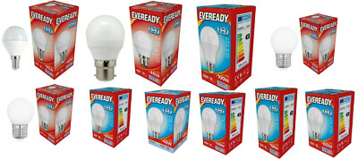 Eveready LED Energy Saving Golf Ball Bulbs Energy Save 40w 60w 100w B22 ...