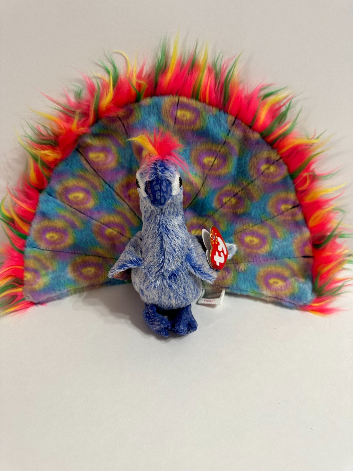 TY Beanie Baby “Flashy” peacock | eBay