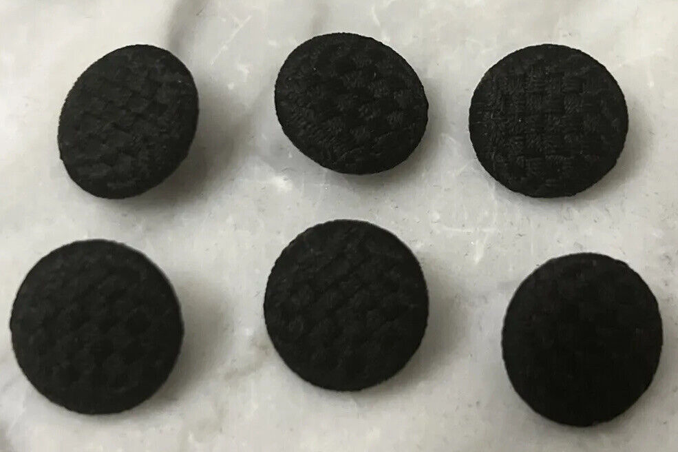 Vintage Tresse De Paris Fabric Black Buttons Lot Of 6 | eBay Vintage Tresse De Paris Fabric Black Buttons Lot Of 6 | eBay