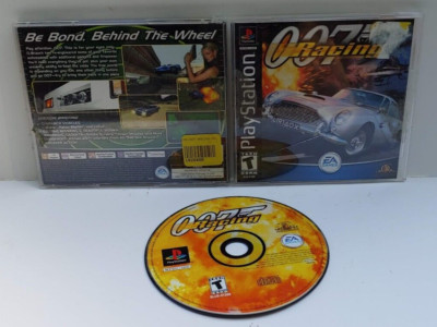 007 Racing JAMES BOND Sony PlayStation 1 PS1 Game Working Tested ...