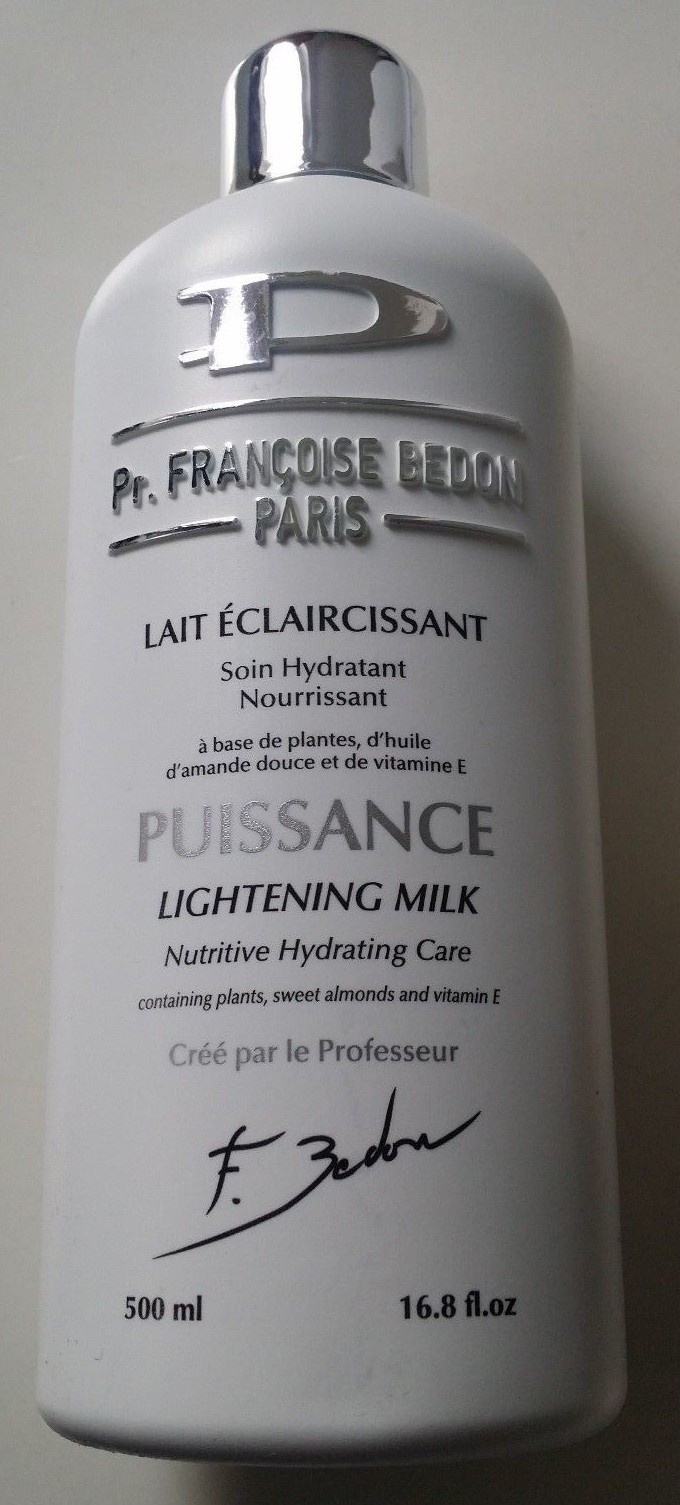 Pr. Francoise Bedon Paris Puissance Lightening Body lotion Milk and ...
