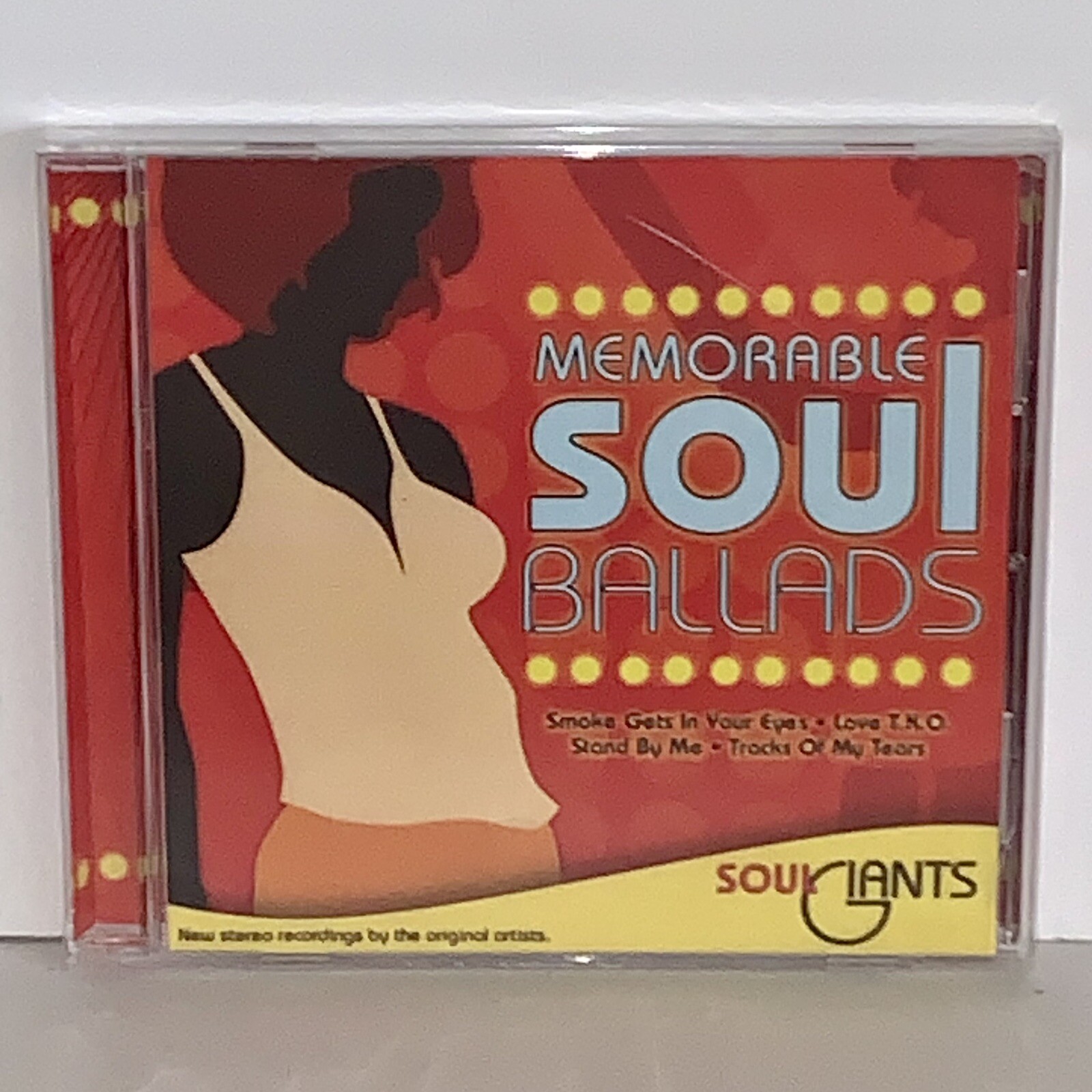 Factory Sealed Memorable Soul Ballads CD Stereo Recordings by Original ...
